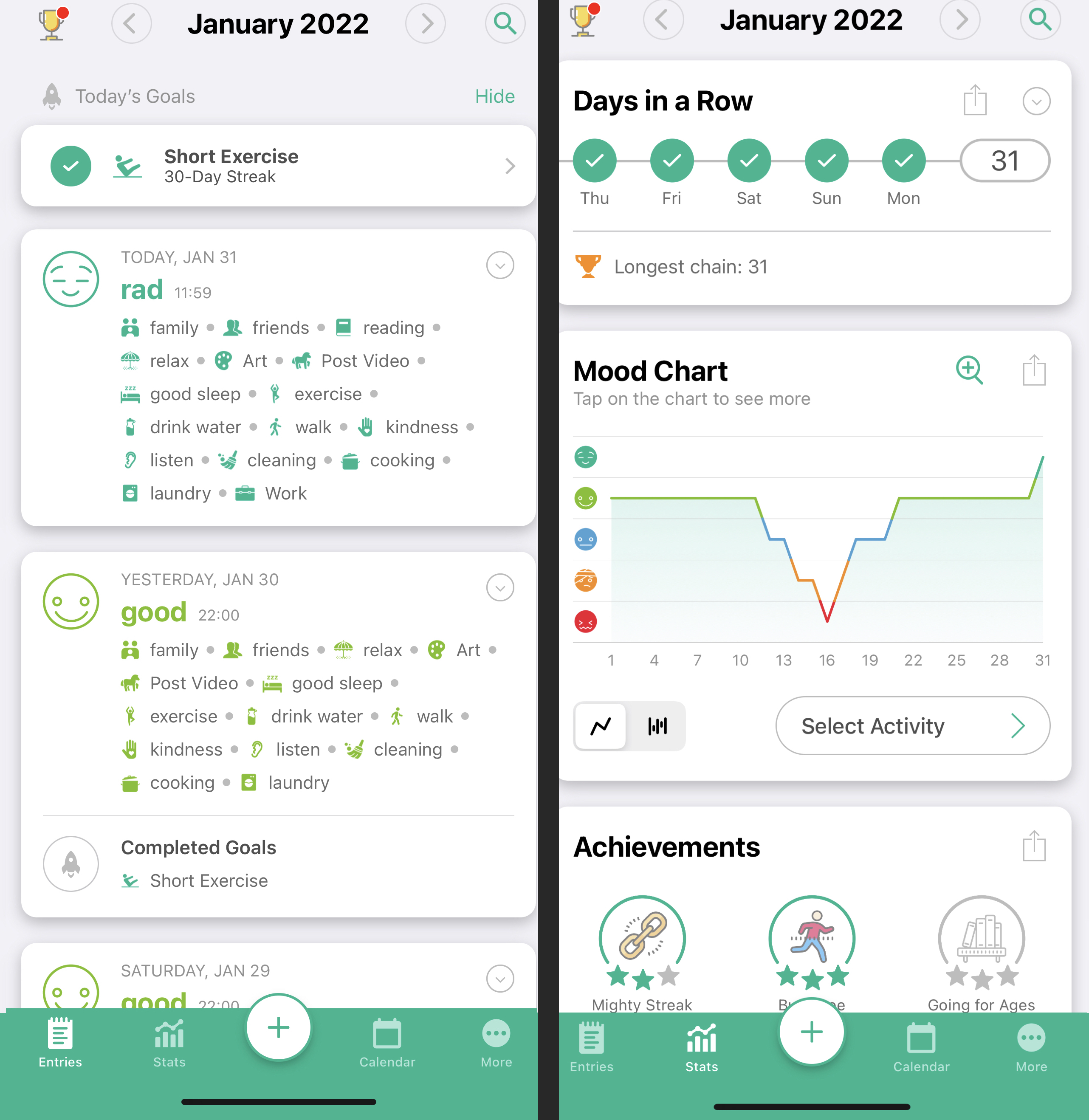 Daylio helped me manage my bipolar neurodiversity this month… the WHOLE ...